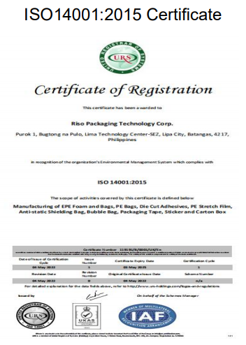 RISO PACKAGING TECHNOLOGY CORP. - RISO PACKAGING TECHNOLOGY CORP.